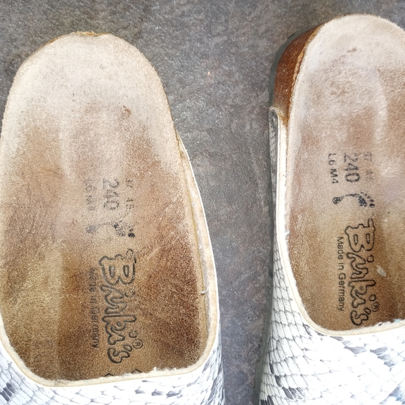 Birkenstock | Shoes | Birkis By Birkenstock Faux Snakeskin Shoes 37 65 ...